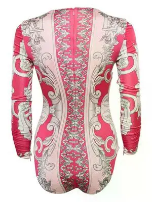 Versace Barocco-print Bodysuit