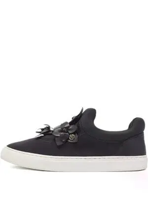 Tory Burch Blossom Flower Leather Sneakers