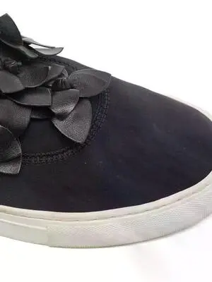 Tory Burch Blossom Flower Leather Sneakers