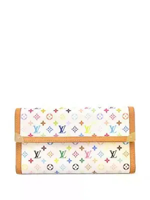 LOUIS VUITTON 2004 Monogram Porte Tresor Wallet - White