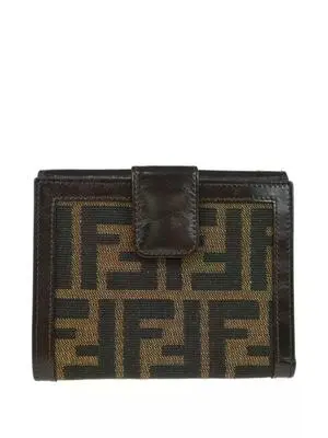 Fendi 1990-2000 Zucca Wallet - Brown