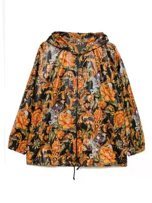 FERRAGAMO 1980s Floral-print Jacket