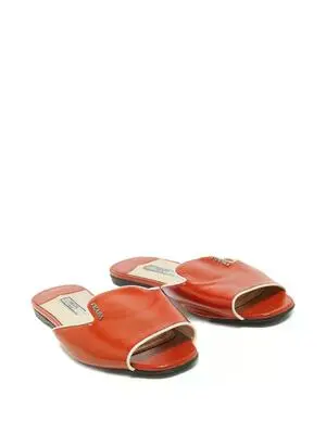 Prada Leather Slides
