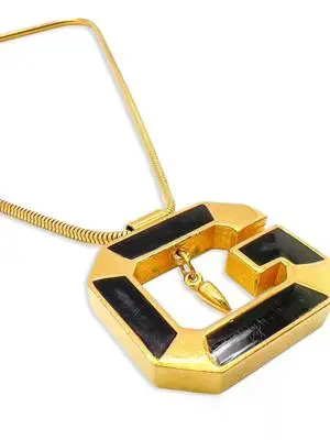 Givenchy 1980s G-pendant Necklace