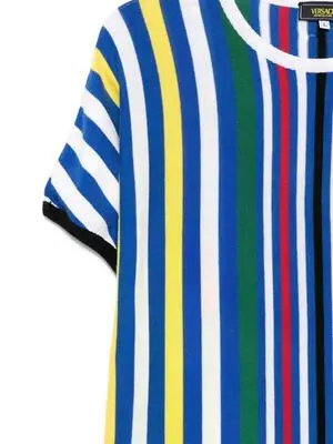 Versace 2000s Striped Cotton Sweater