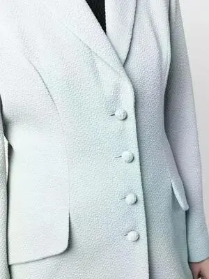 Dior 1990s Single-breasted Textured Coat