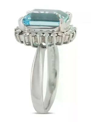 Aquamarine Silver Rings