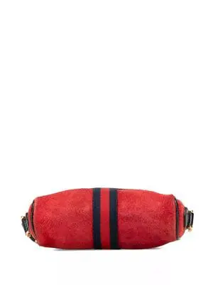 Gucci Mini Suede Ophidia Crossbody Bag - Red