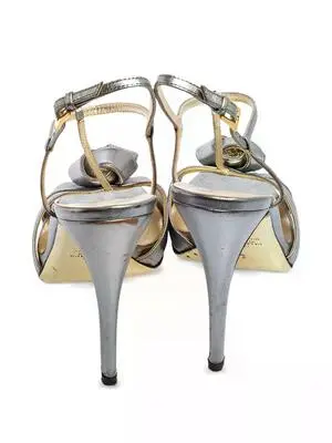 Valentino Garavani Metallic Heeled Sandals