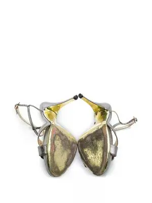 Valentino Garavani Metallic Heeled Sandals