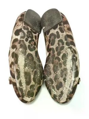 Dolce & Gabbana Leopard-print Ballet Flats
