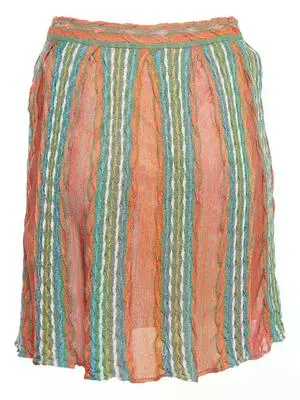 Missoni Striped Pleated Skirt