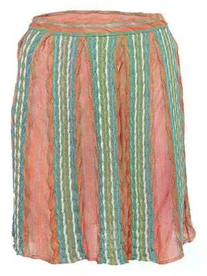 Missoni Striped Pleated Skirt
