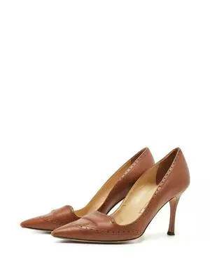 Manolo Blahnik 110mm Pointed-toe Perforated Pumps