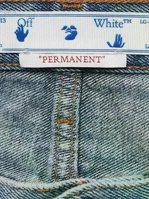 Off-White Pre-owned Distressed Denim Shorts