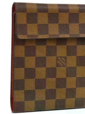 LOUIS VUITTON 1999 Damier Ebène Anniversary Cd Case