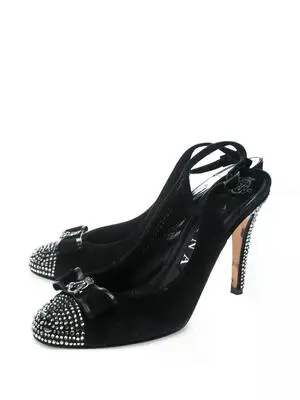 GINA 100mm Crystal-embellished Pumps
