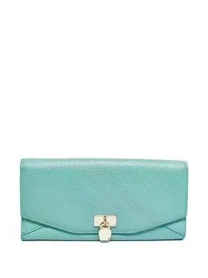 AIGNER Pre-owned Leather Flap Wallet - Green