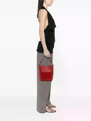 Celine 2018 Medium Seau Sangle Bucket Bag - Red