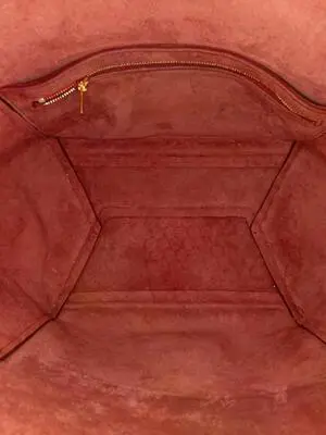 Celine 2018 Medium Seau Sangle Bucket Bag - Red