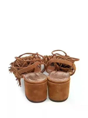 AQUAZZURA 55mm Wild Thing Sandals - Brown