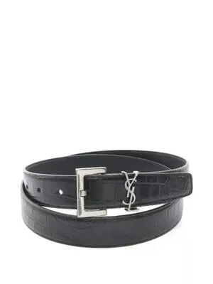 Saint Laurent Pre-owned 2021s Cassandra Belt - Black