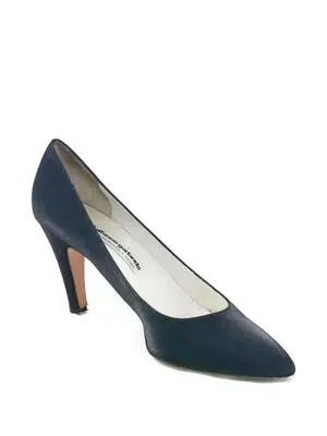 GARLANDO 80mm Pointed-toe Satin Pumps