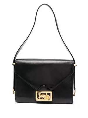 Celine 1970s Carriage-plaque Shoulder Bag