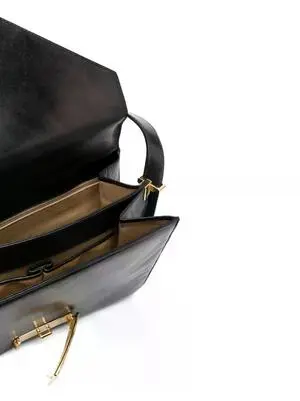 Celine 1970s Carriage-plaque Shoulder Bag