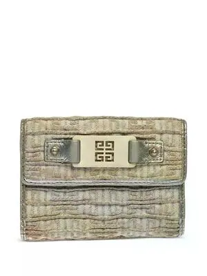 Givenchy Monogram-logo Wallet - Gold