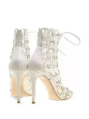 GIANVITO ROSSI 105mm Cut-out Heeled Sandals