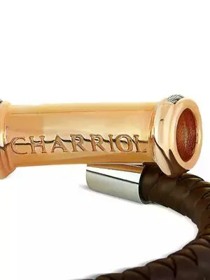 CHARRIOL Rose Gold And Leather Bracelet