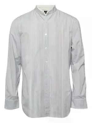 SHANGHAI TANG Stripe Mandarin-collar Shirt