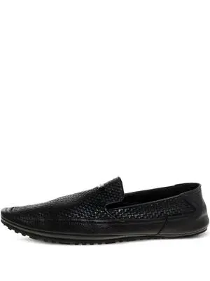 Versace Leather Loafers