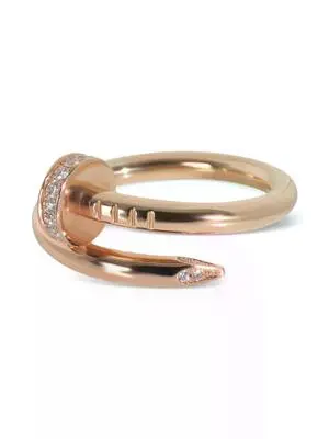 CARTIER 18k Rose Gold Diamond Ring