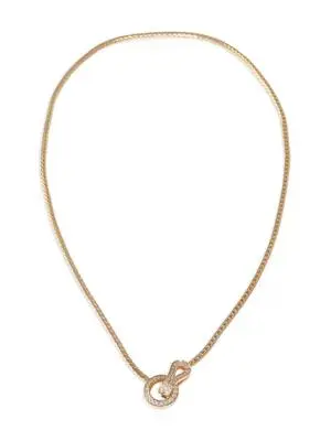 CARTIER 18k Rose And Diamond Necklace - Gold