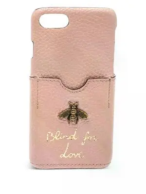 Gucci Bee-motif Iphone 7 Case - Pink