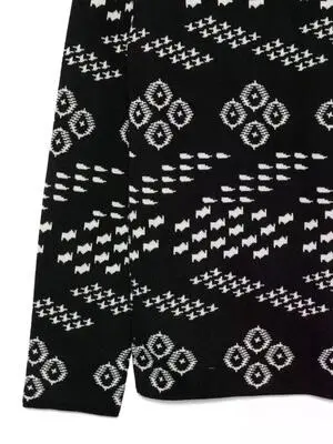 Gianfranco Ferre 1990s Geometric-print Sweater