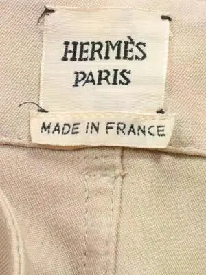 Hermès 2010s Linen Skirt