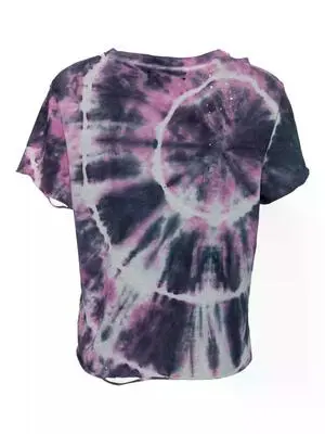 Amiri Tie-dye Distressed T-shirt