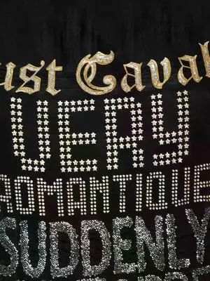 Just Cavalli Sequin-embellished Graphic Top
