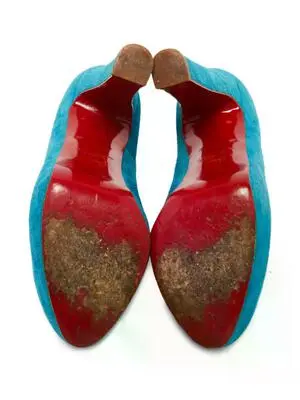 CHRISTIAN LOUBOUTIN 130mm Platform Suede Pumps