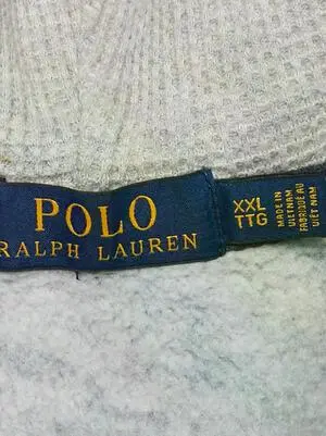 Polo Ralph Lauren Vintage Zip-up Hooded Sweatshirt - Blue