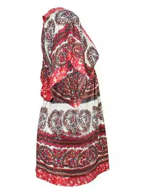 Anna Sui Printed Mini Dress