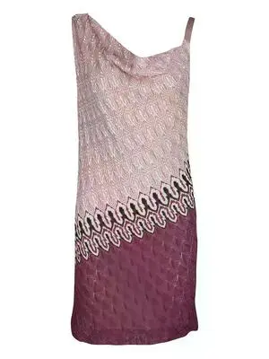 Missoni Drape-detail Geometric Pattern Dress