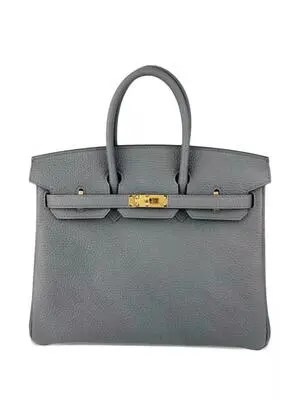 Hermès Birkin 25 Togo Gold-hardware Tote Bag - Grey