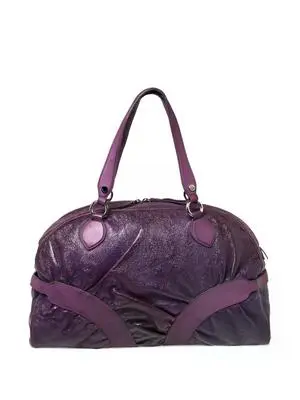 Moschino Draped Leather Tote Bag