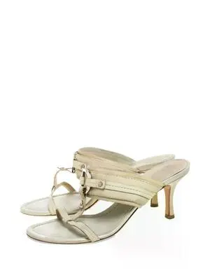 Dior Cd-logo Leather Sandals