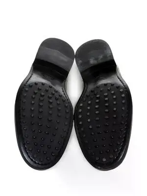 TOD'S Vintage Leather Penny Loafers - Brown