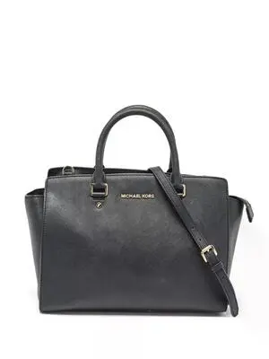 Michael Kors Selma Textured-leather Tote Bag